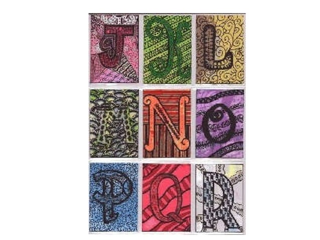 Zentangle initials | PPT