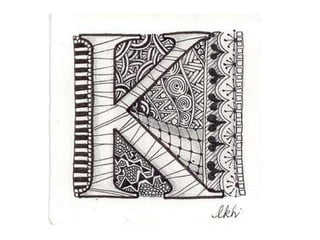 Zentangle initials | PPT