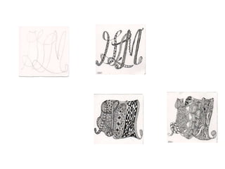 Zentangle initials | PPT