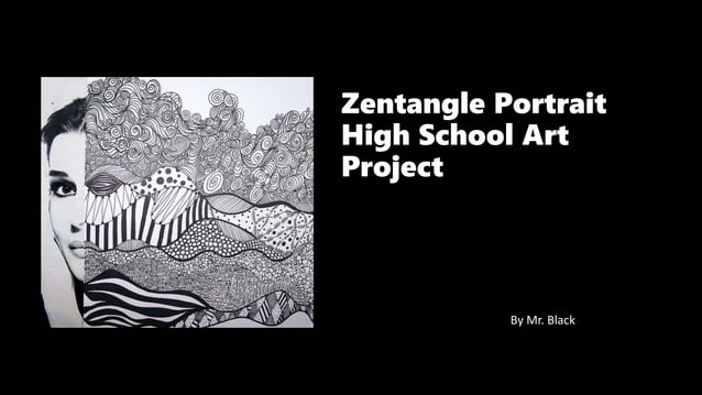 Zentangle portraits | PPTX