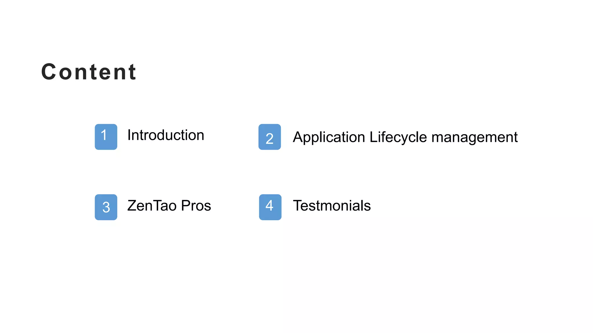 ZenTao introduction(for senior management) 1.0 | PPT