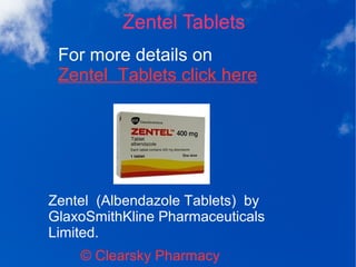 Zentel (Albendazole Tablets) | PPT