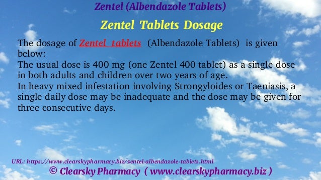 Zentel (Albendazole Tablets) | PDF
