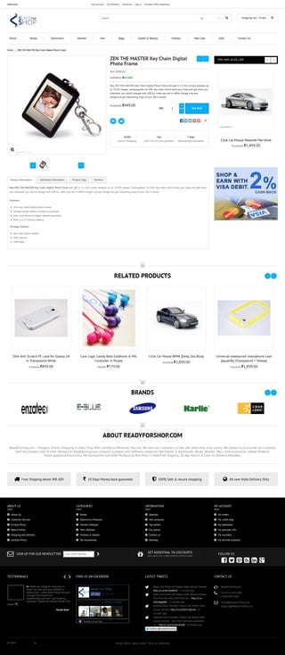 ZEN THE MASTER Key Chain Digital Photo Frame | PDF