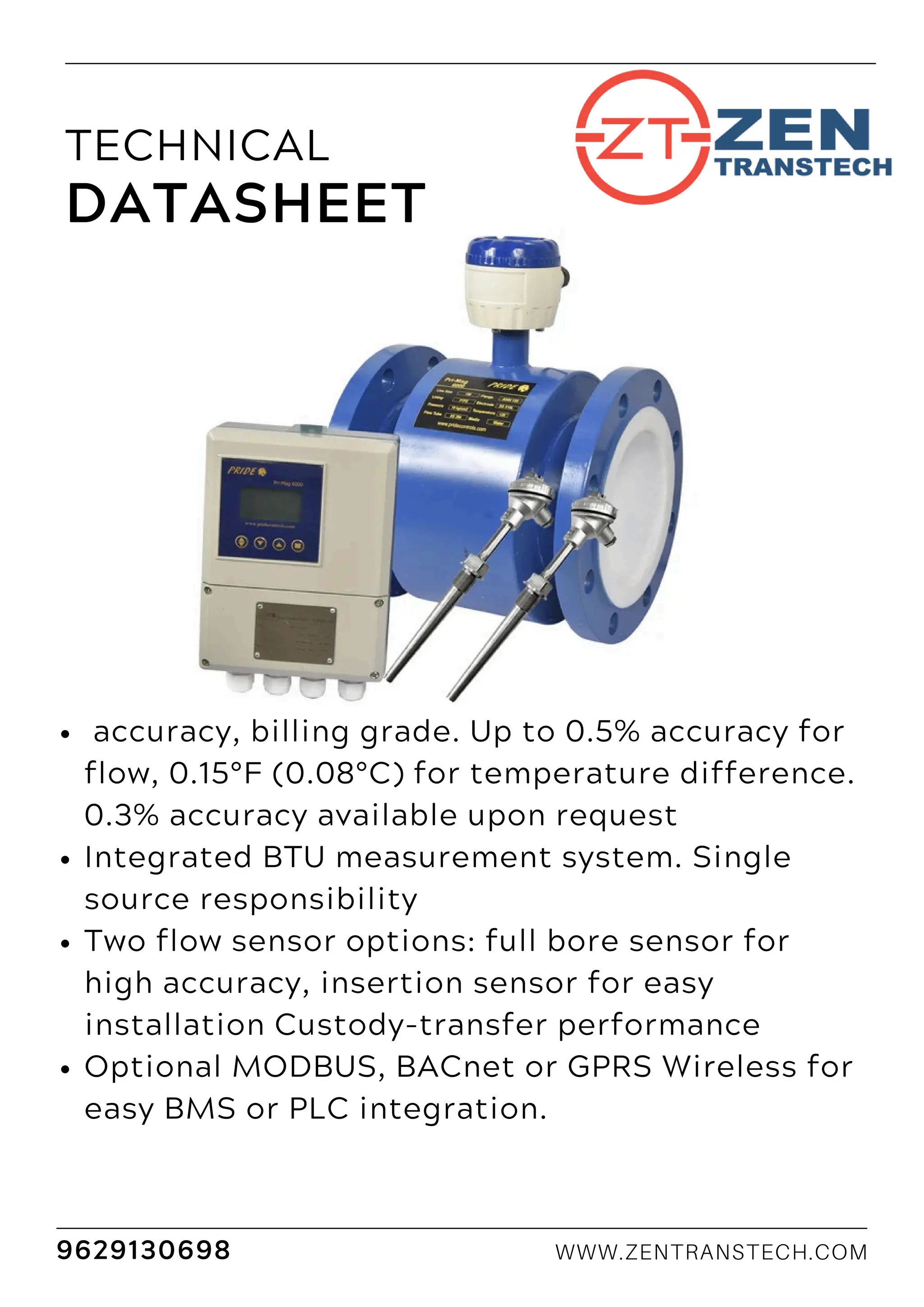 heat/BTU Meter ,Flow Meter, water meters | PDF