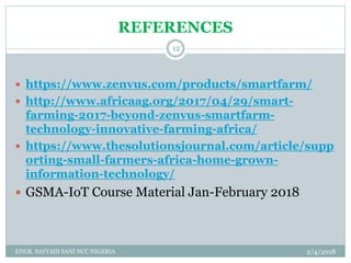 Zenvus smart farm sayyadi | PPTX