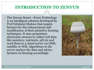Zenvus smart farm sayyadi | PPTX