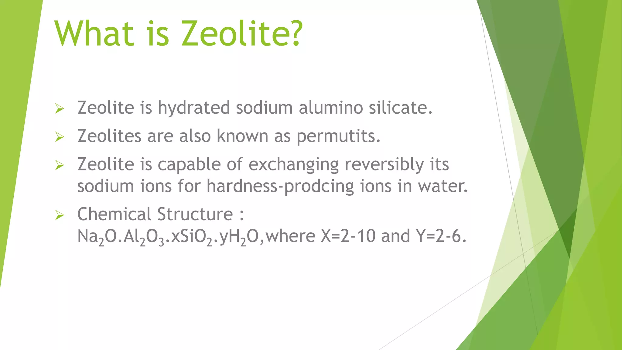 Zeolite Process | PPTX