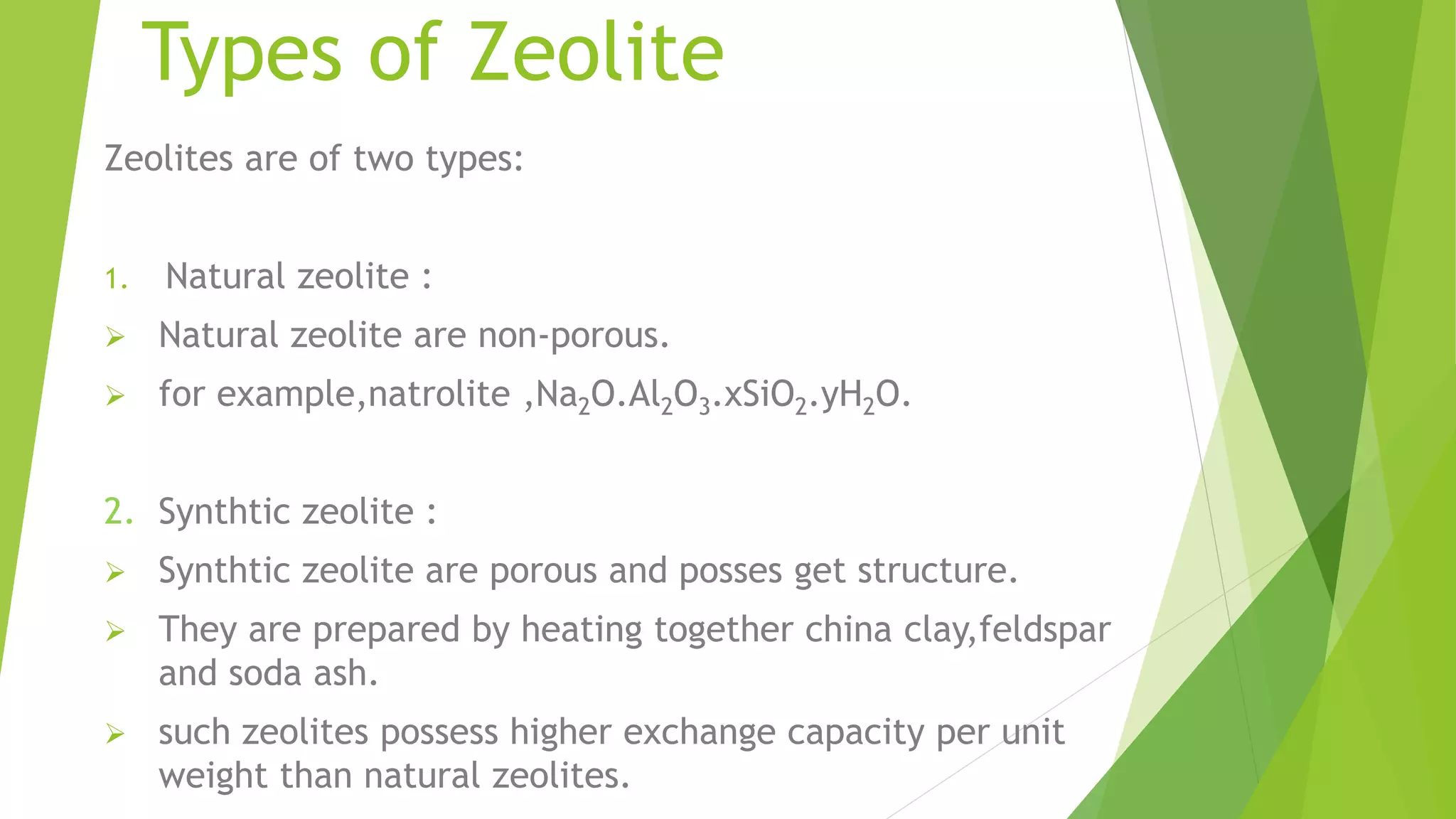 Zeolite Process | PPTX