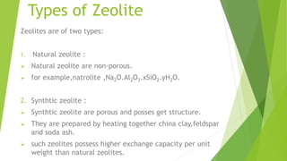 Zeolite Process | PPTX