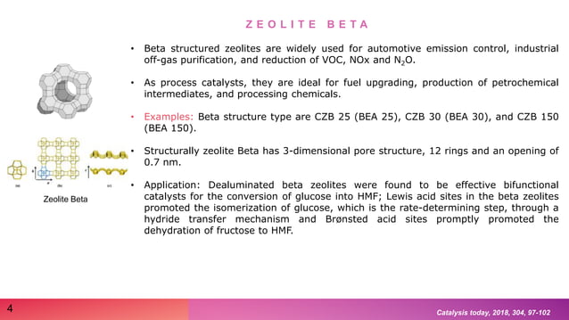 Zeolite and its application.pptx | Chemistry | Science