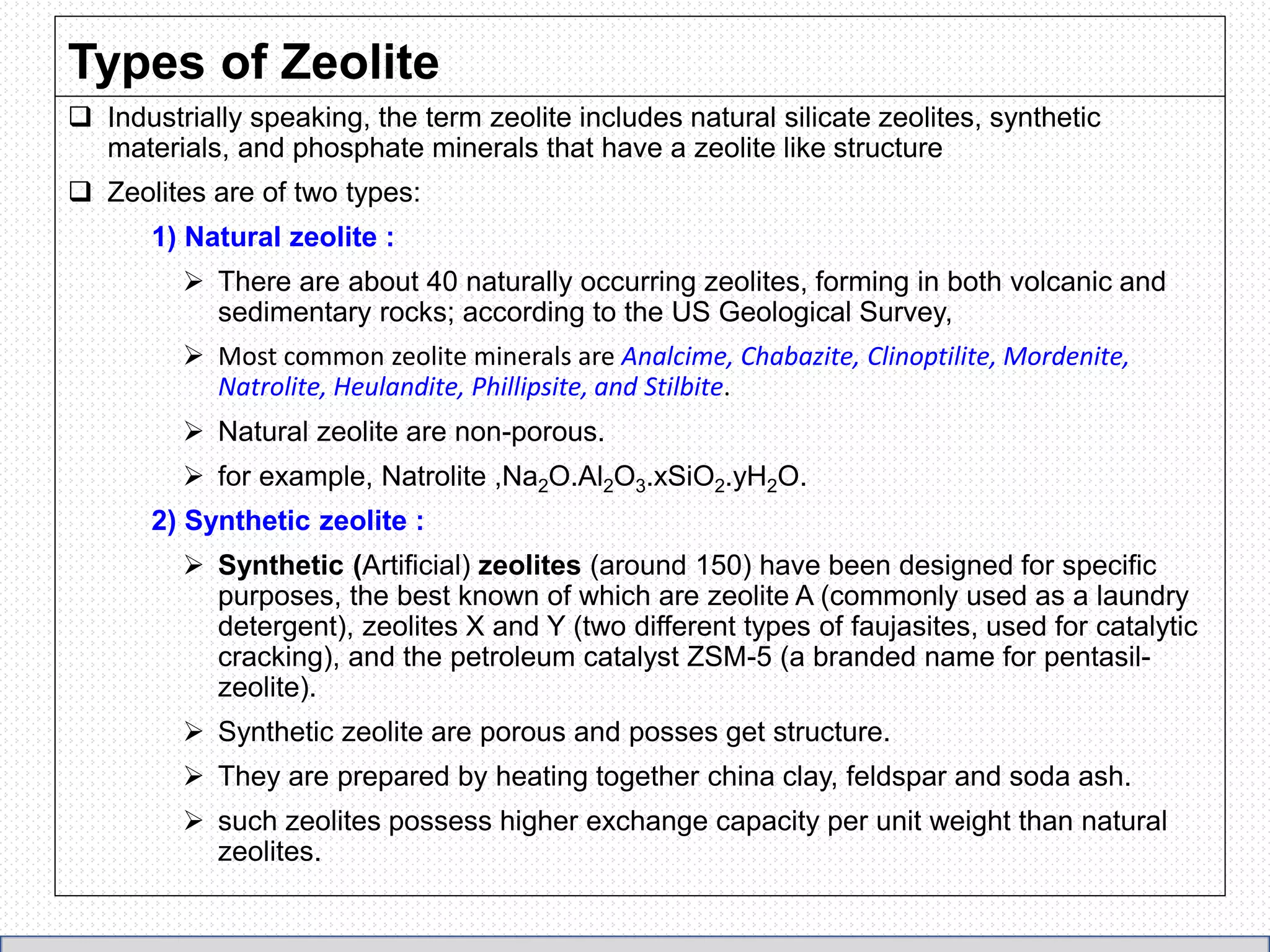 Zeolite deposit | PDF