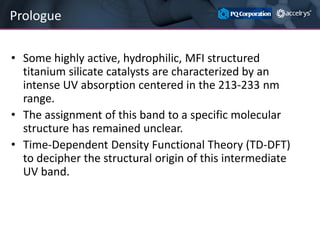 Zeolite Confined Nano-Titania Catalyst Nailed Down | PDF | Chemistry ...