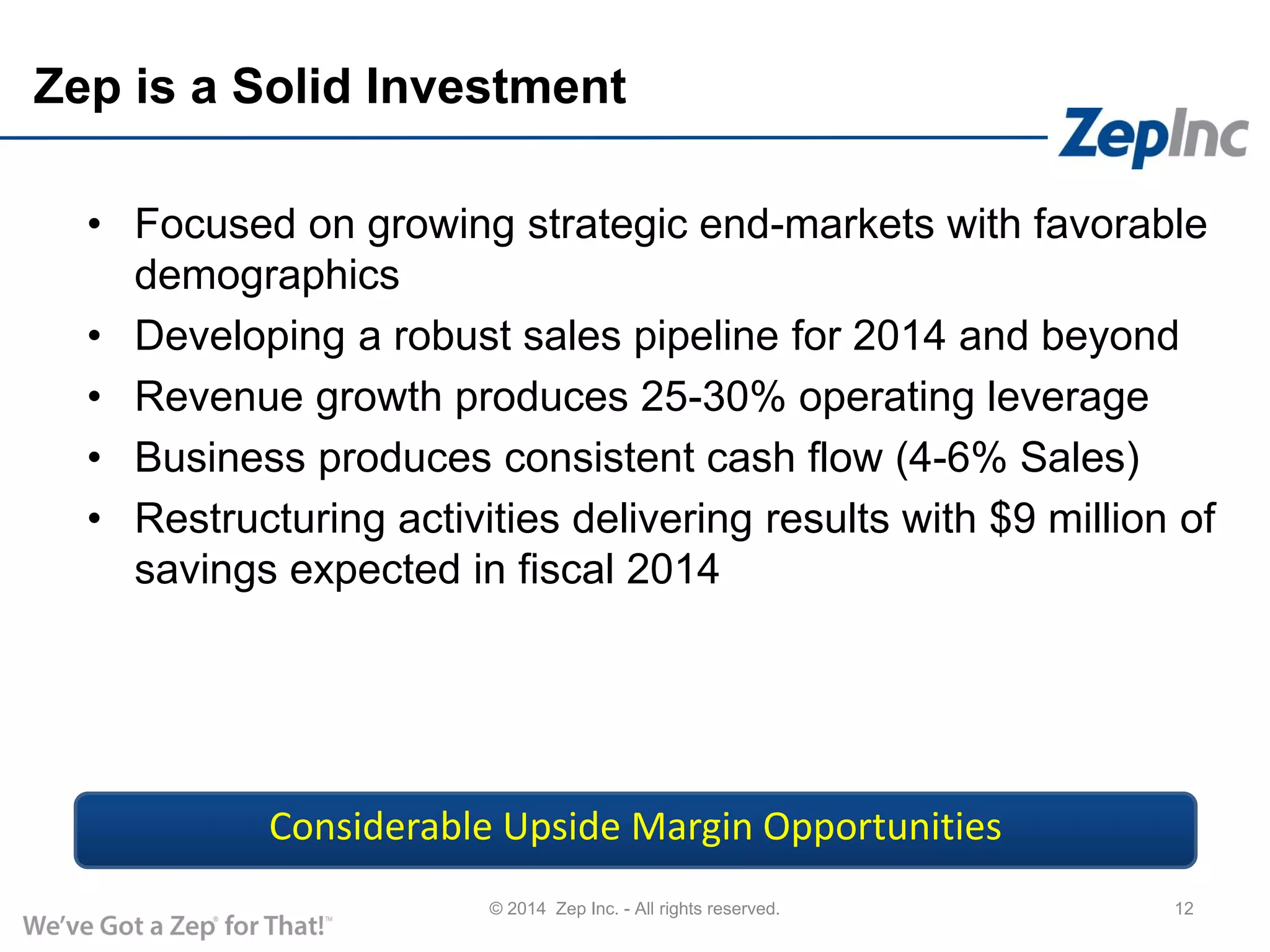 Zep presentation - august 2014 v.7 | PPT