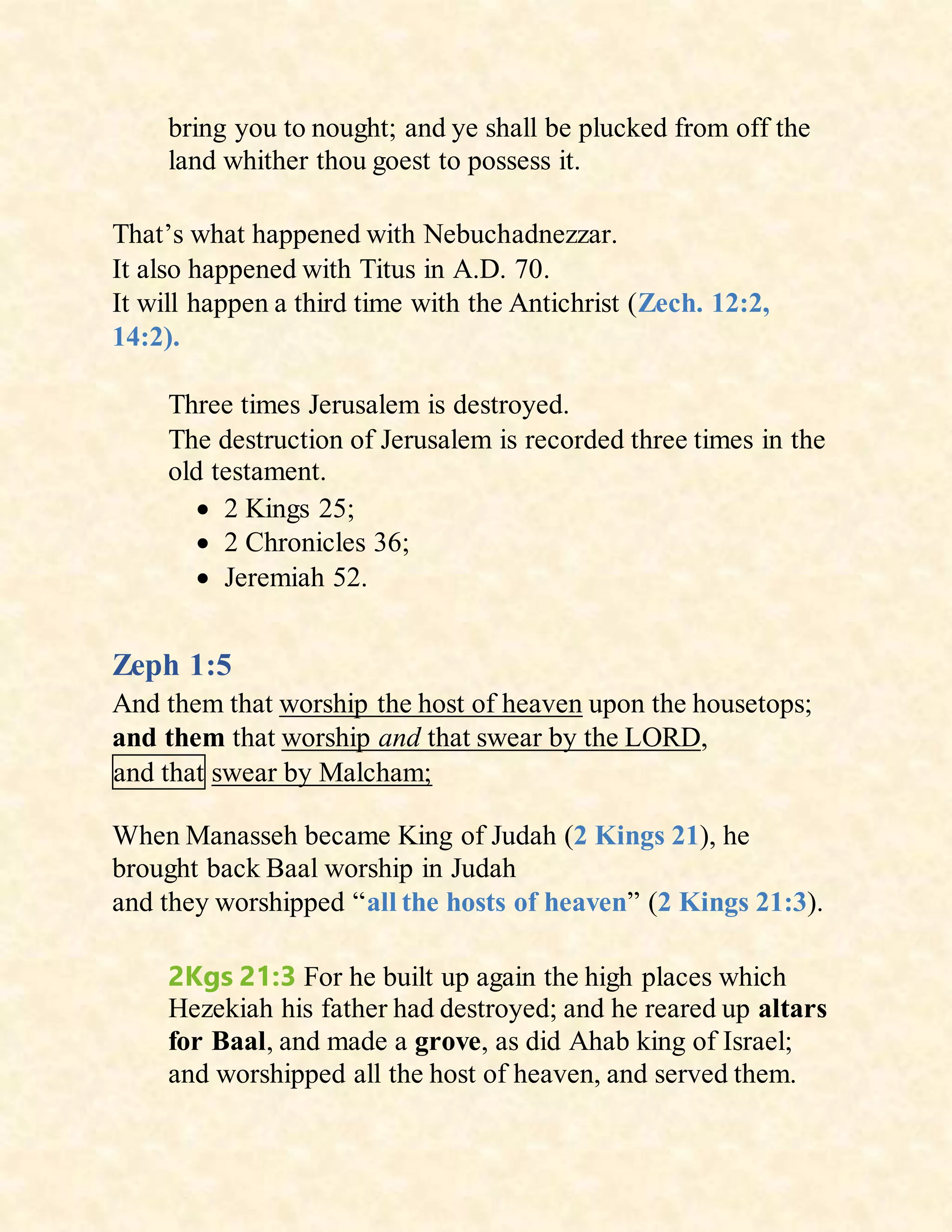 Zeph 1 Relevant Advice from 640 BC | PDF