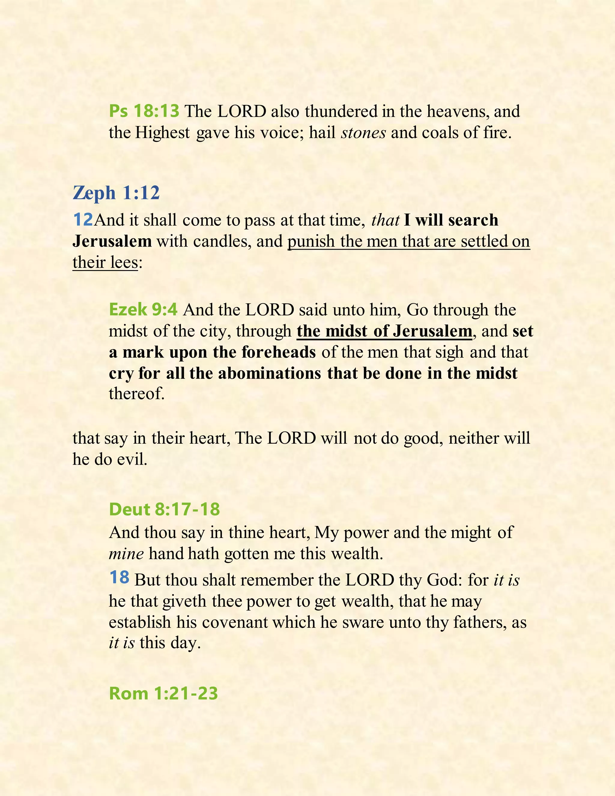 Zeph 1 Relevant Advice from 640 BC | PDF