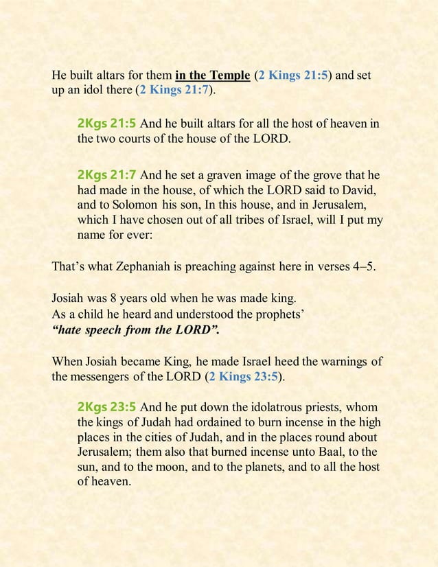 Zeph 1 Relevant Advice from 640 BC | PDF