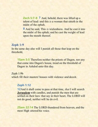 Zeph 1 Relevant Advice from 640 BC | PDF