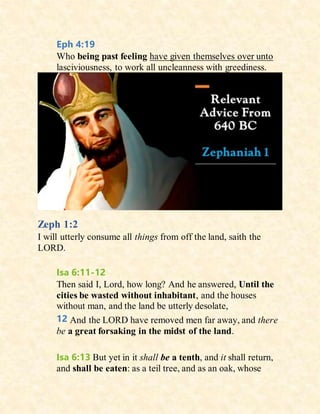 Zeph 1 Relevant Advice from 640 BC | PDF