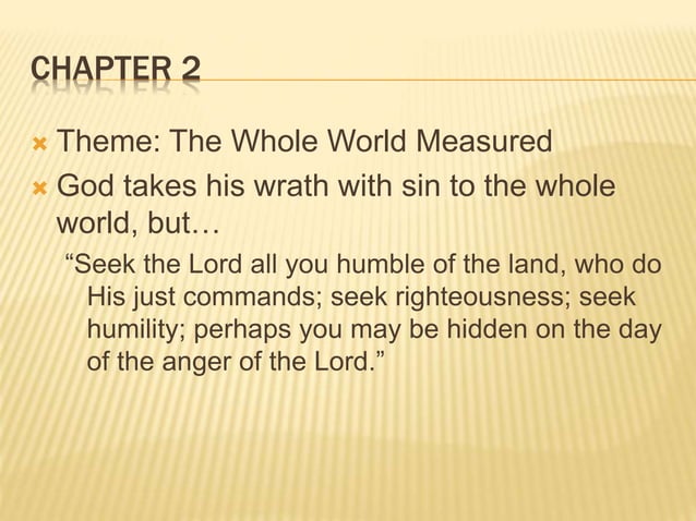 The Book of Zephaniah | PPTX