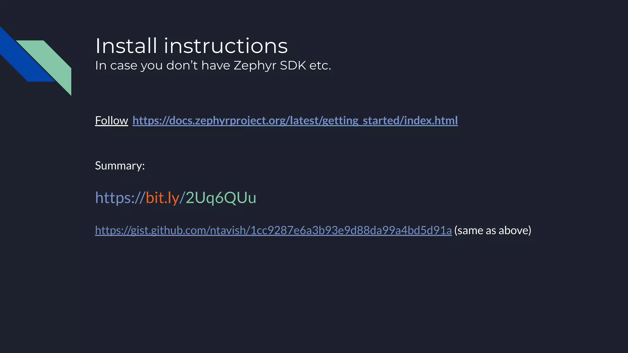 Zephyr RTOS workshop | PDF