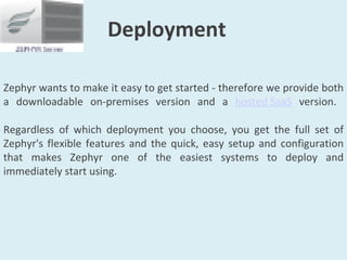 Zephyr 2.0: Comprehensive Test Management | PPT