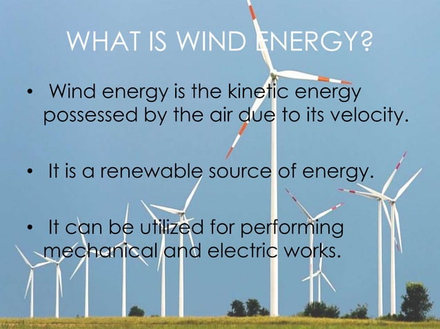 Wind Energy | PPT