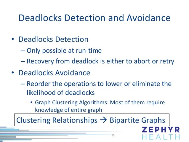 Avoiding Deadlocks: Lessons Learned with Zephyr Health Using Neo4j an…