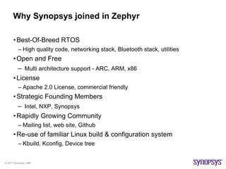 Zephyr: Creating a Best-of-Breed, Secure RTOS for IoT | PDF