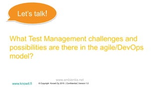 Case Procountor: Zephyr test tool deployment | PDF | Computer Software ...