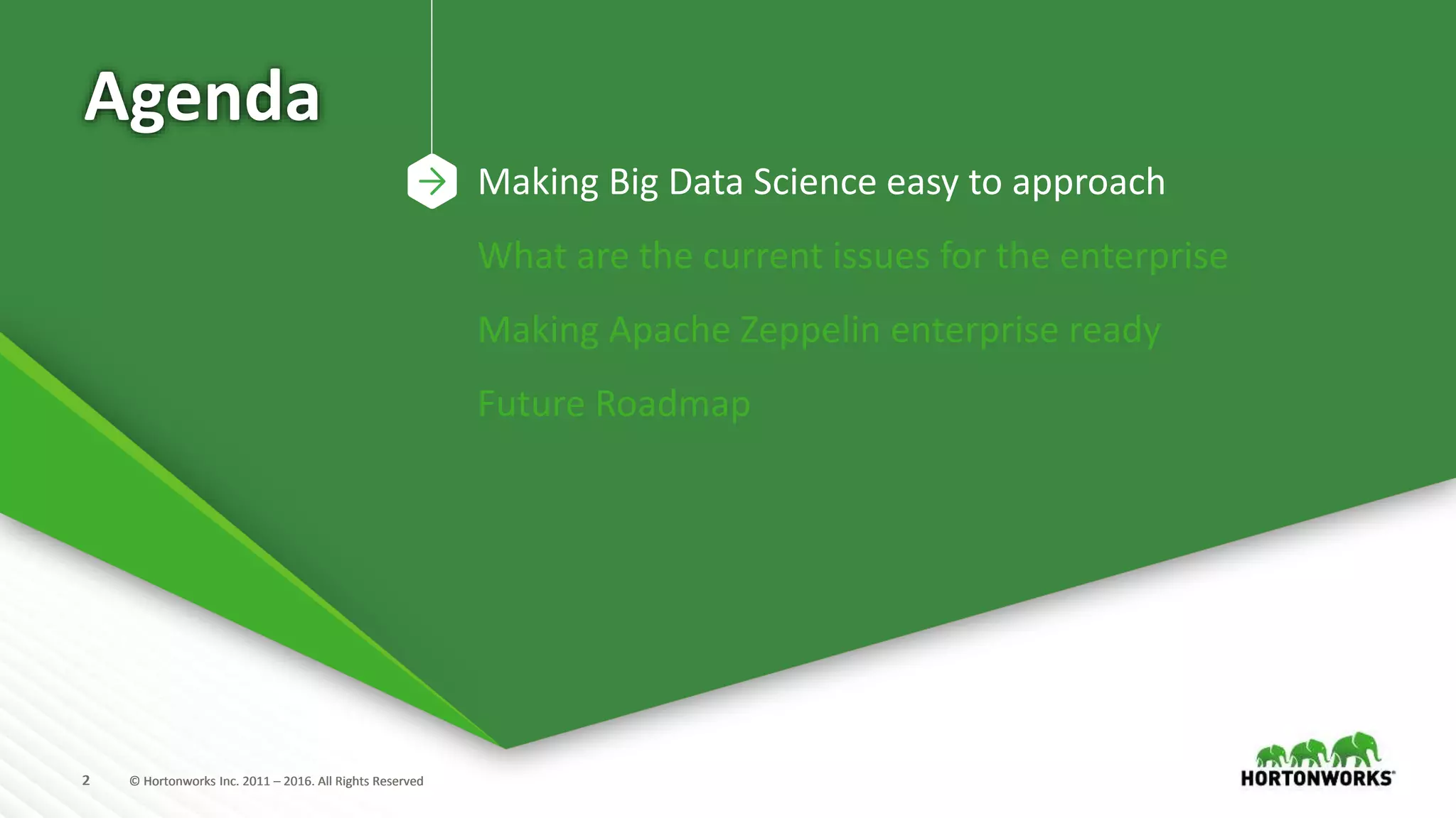 Apache Zeppelin And Spark For Enterprise Data Science Ppt