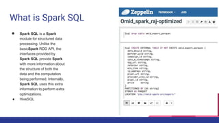 Zeppelin and spark sql demystified | PPT