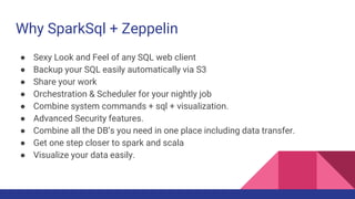 Zeppelin and spark sql demystified | PPT