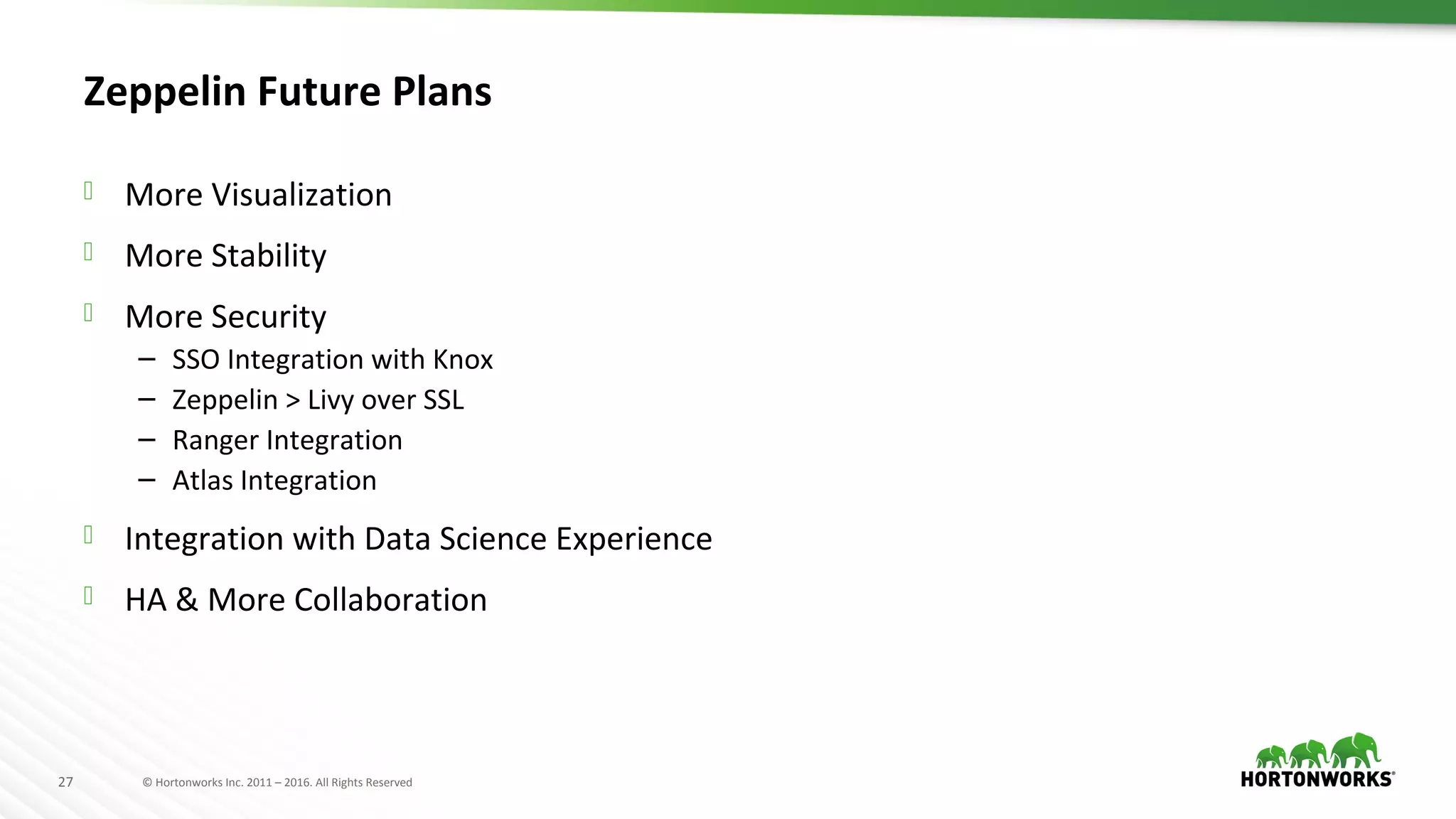 Running Apache Zeppelin production | PPT