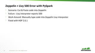 Running Apache Zeppelin production | PPT