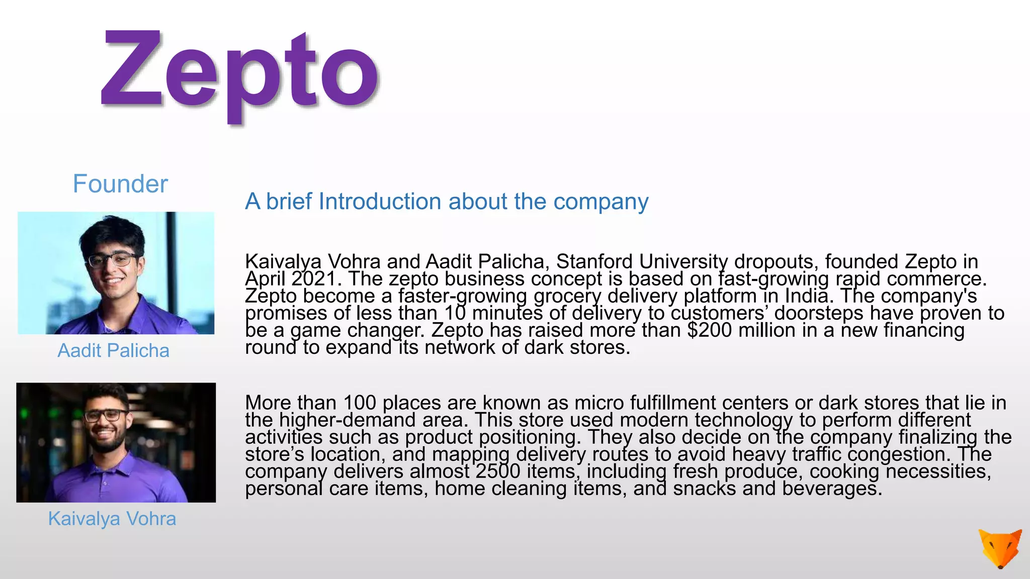 Zepto Business Model Slideshare.pptx