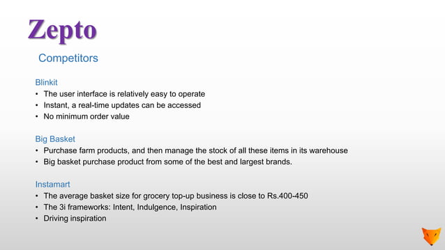 Zepto Business Model Slideshare.pptx | Retail Industry | Industries