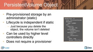 Everything You Need To Know About Persistent Storage in Kubernetes | PPTX