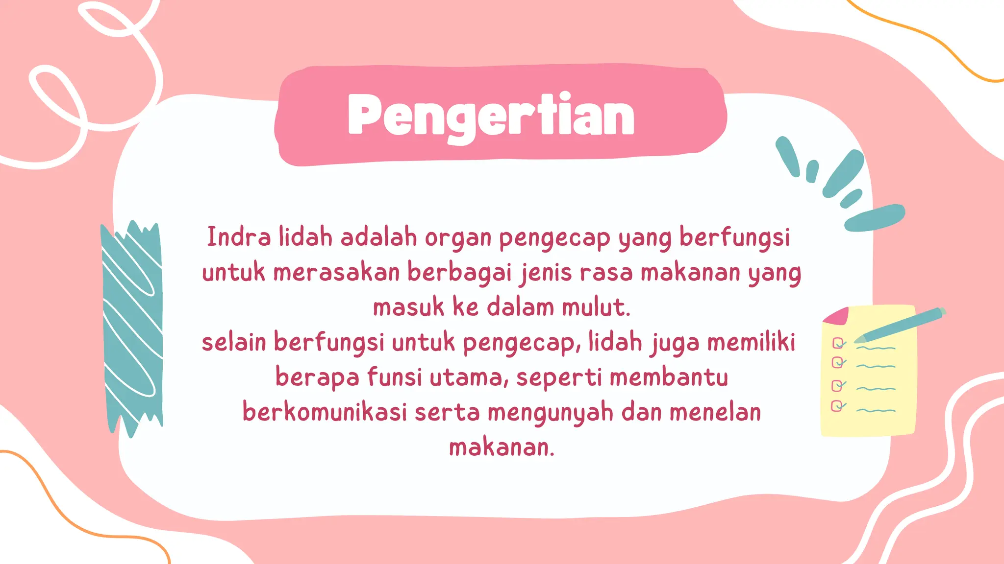 ALAT INDRA PADA MANUSIA SEBAGAI ALAT PENGECAP DAN PERASA (LIDAH) | PDF