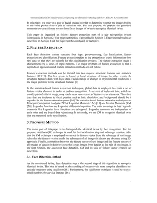 ZERNIKE MOMENT-BASED FEATURE EXTRACTION FOR FACIAL RECOGNITION OF IDENTICAL TWINS | PDF