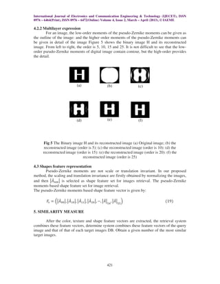 Zernike moment of invariants for effective image retrieval using gaussian filters | PDF | 3-D ...