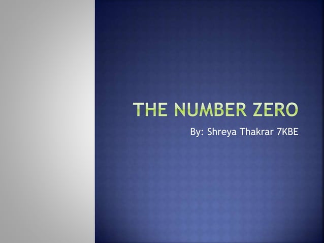 ZERO.ppt | Physics | Science