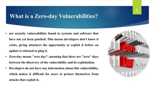 Zero-day Vulnerabilities | PPTX