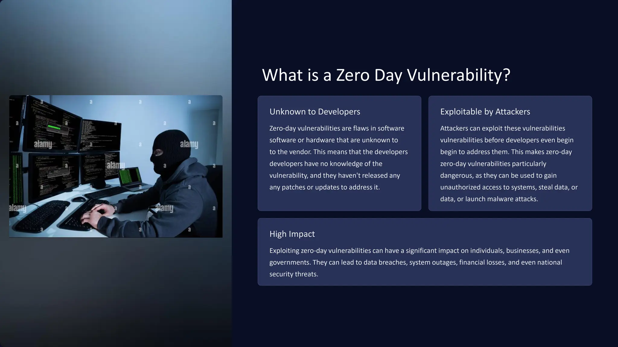 Zero Day Vulnerabilities: A threat to security. | PDF