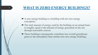 Zero energy buildings seminar | PPTX