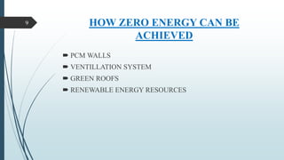 Zero energy buildings seminar | PPTX