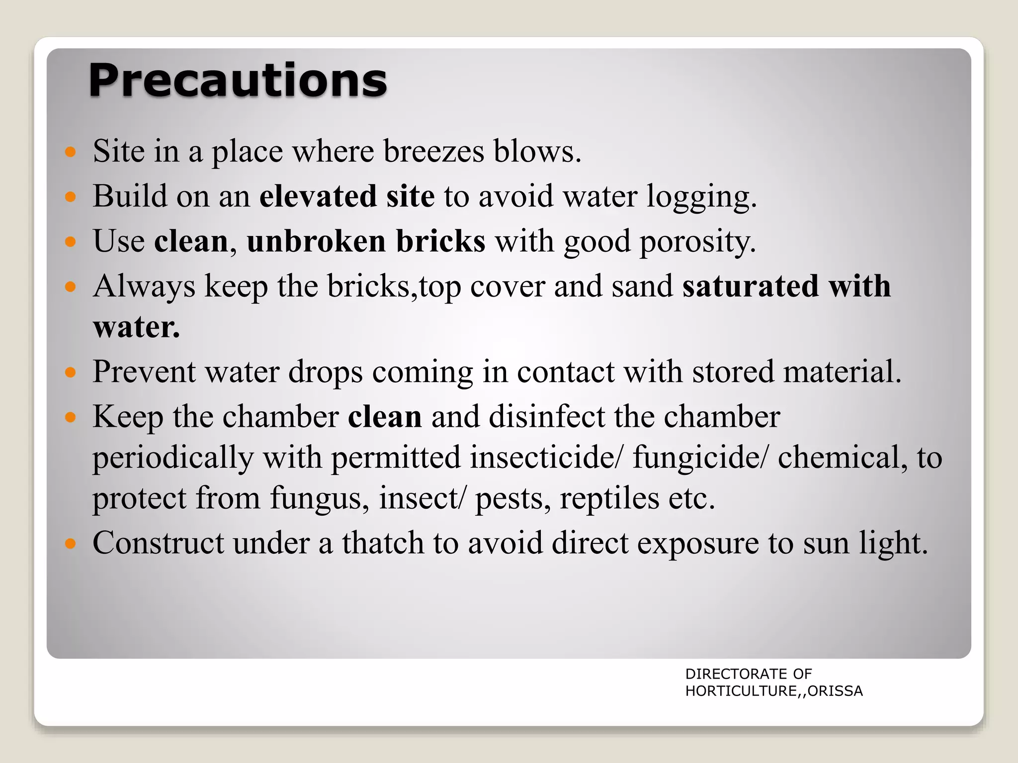 Zero energy cool chamber | PPTX