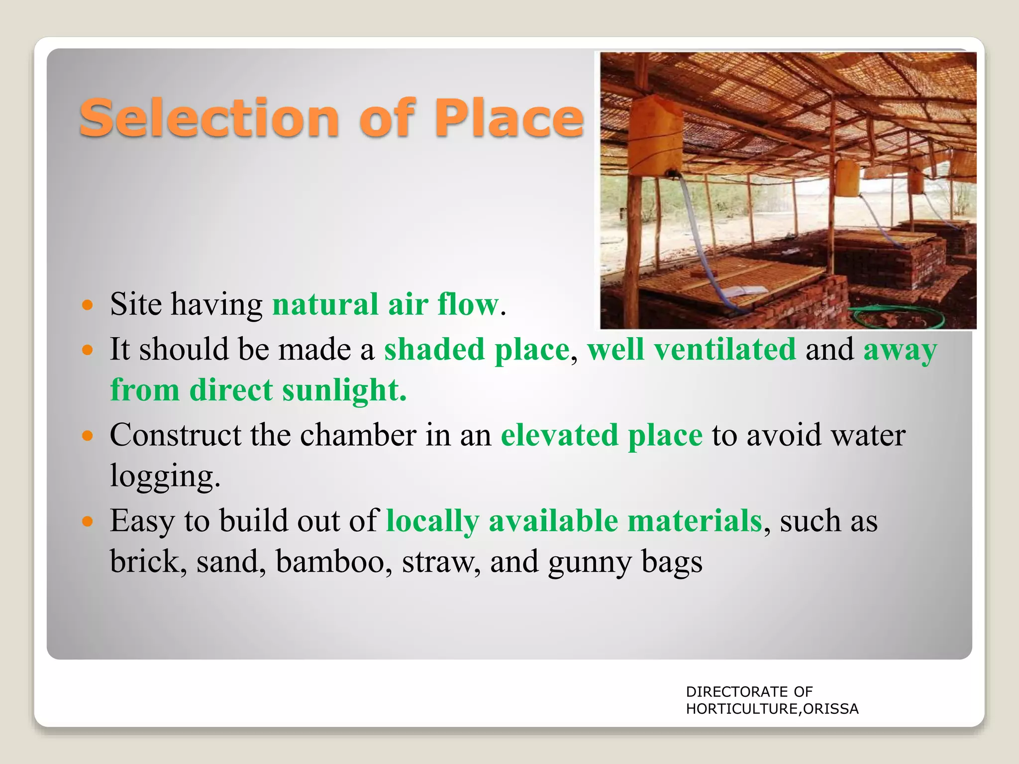 Zero energy cool chamber | PPTX