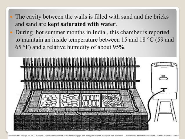 Zero energy cool chamber | PPTX | Agriculture | Industries