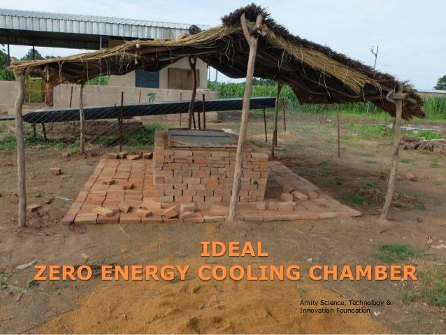 Zero energy cool chamber